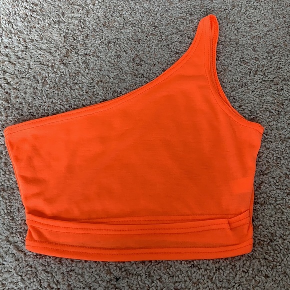 Tops | Orange Crop Top | Poshmark